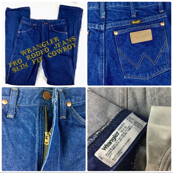 Wrangler | Jeans | Wrangler Pro Rodeo Jeans Slim Fit Cowboy Cut Rigid ...